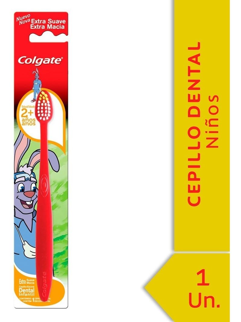 Colgate Kids 2+años Dr. Rabbit Cepillo Dental Extra Suave 1u - FarmaPlus