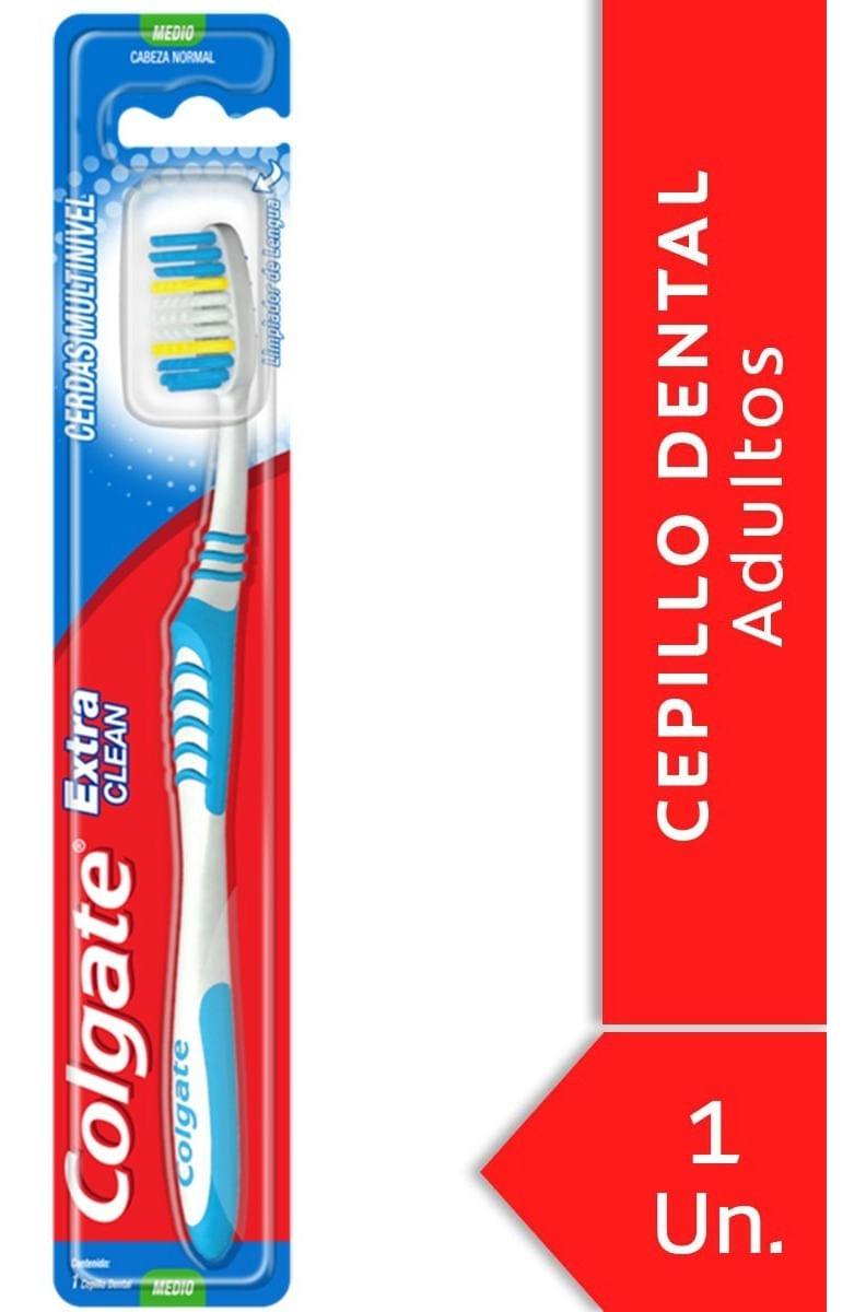 Colgate Extra Clean Cepillo Dental Adulto Medio 1 Unidades - FarmaPlus