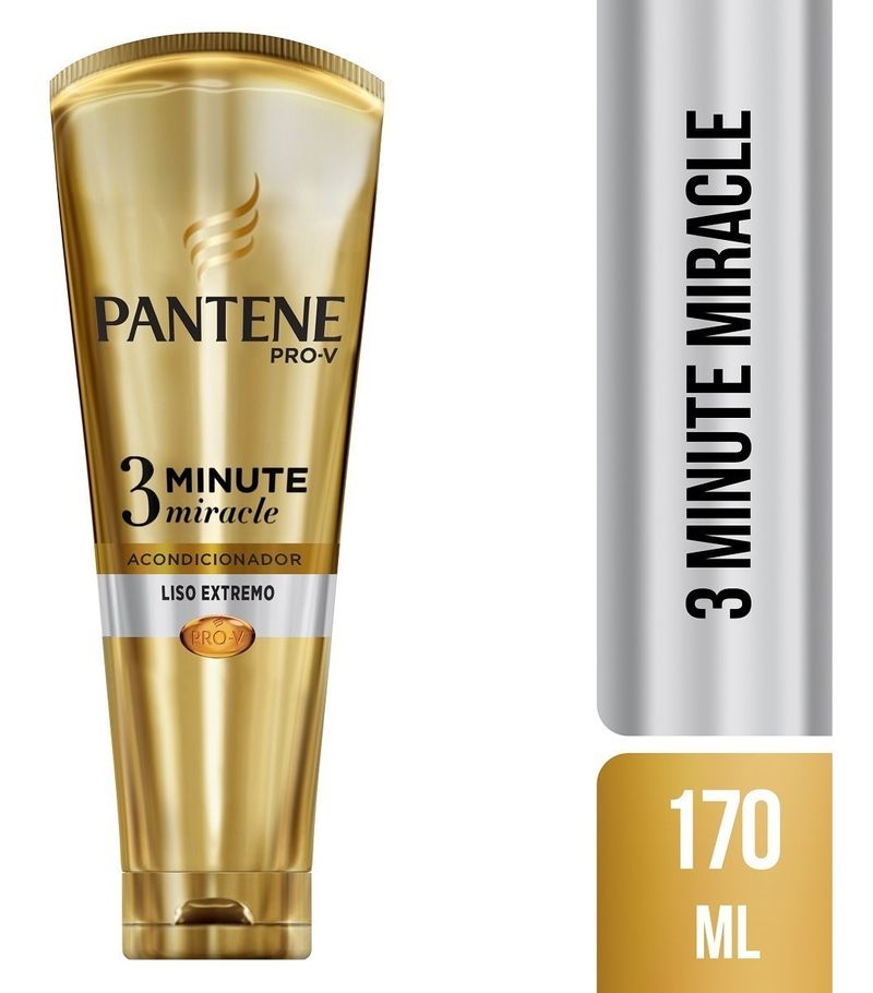 Pantene Acondicionador 3 Minute Miracle Liso Extremo X 170ml - FarmaPlus