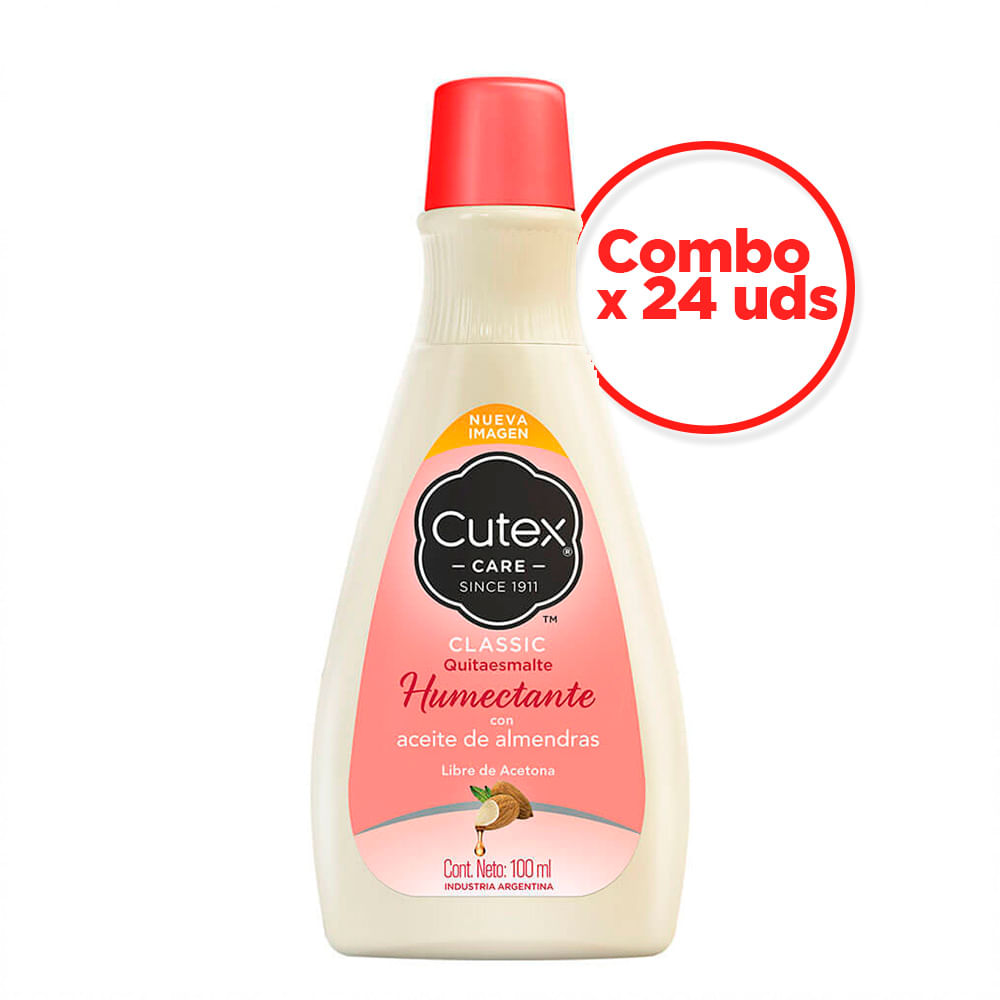 Cutex Combo Quitaesmalte Humectante Aceite Almendras | FarmaPlus ...