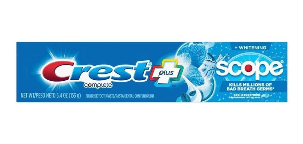 Crest Complete Plus Scope Peppermint Pasta Dental 153g - FarmaPlus