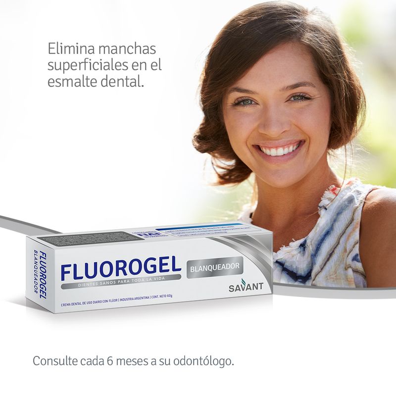 Fluorogel Blanqueador Gel Dental X 60g - FarmaPlus