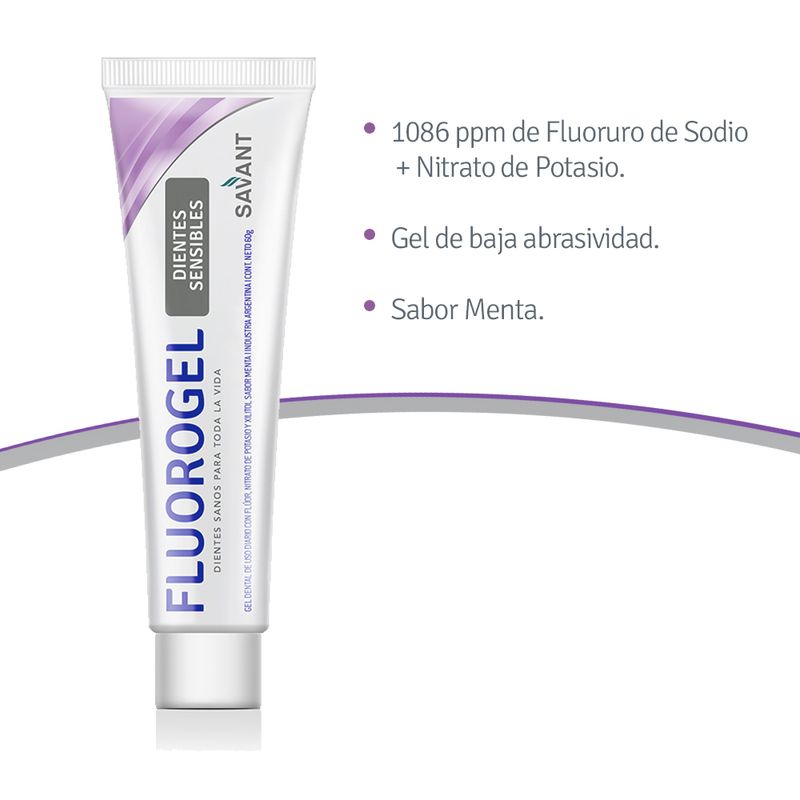 Fluorogel Dientes Sensibles Gel X 60 Gr. - FarmaPlus