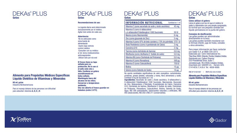 Dekas Plus Vitamina D E K Y A Gotas 60ml En FarmaPlus - FarmaPlus