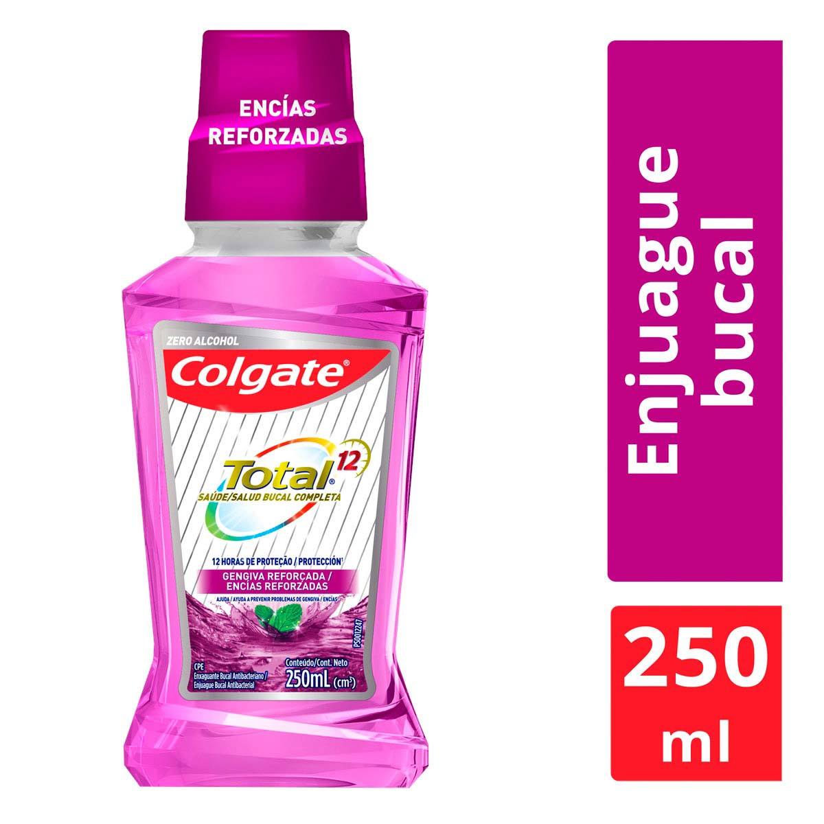 Colgate Enjuague Bucal Total 12 Encías Reforzadas 250ml - FarmaPlus