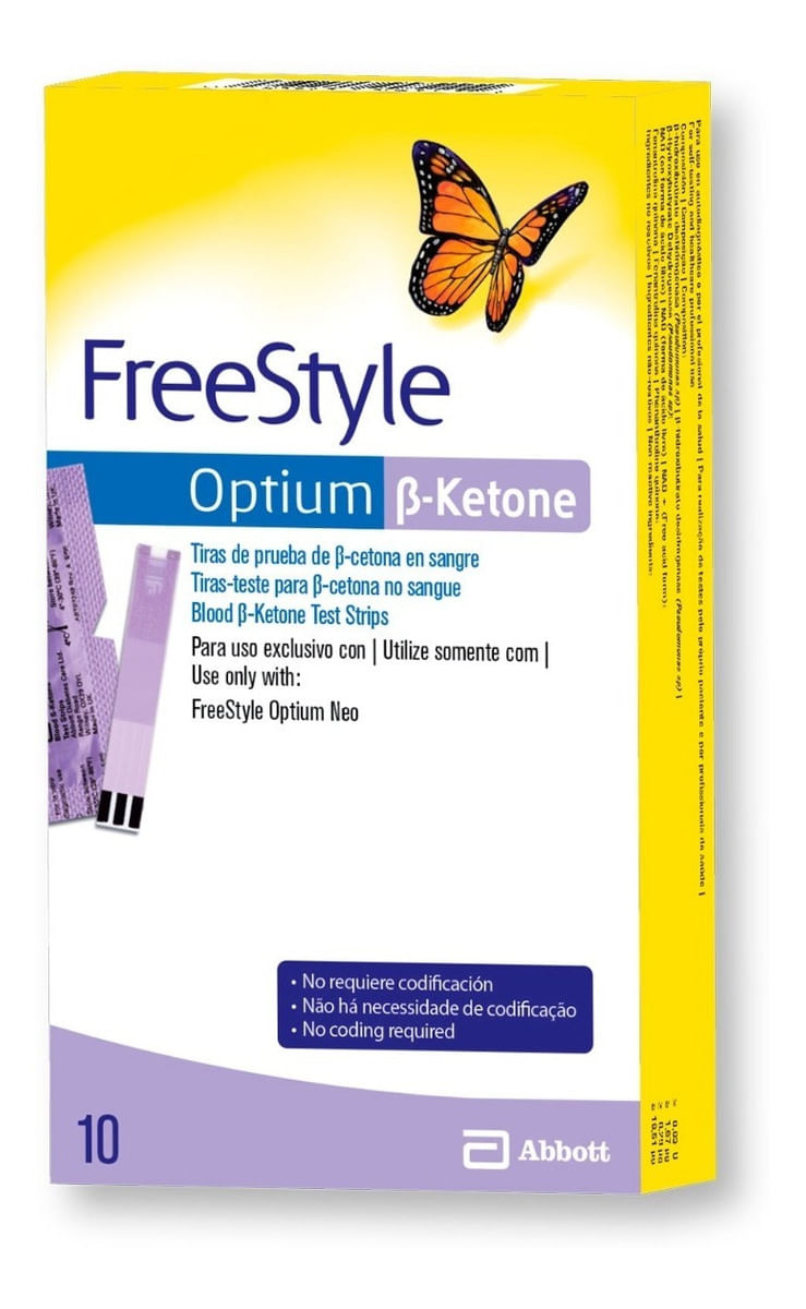 Freestyle Optium Cetonas X 10 Unidades En FarmaPlus - FarmaPlus