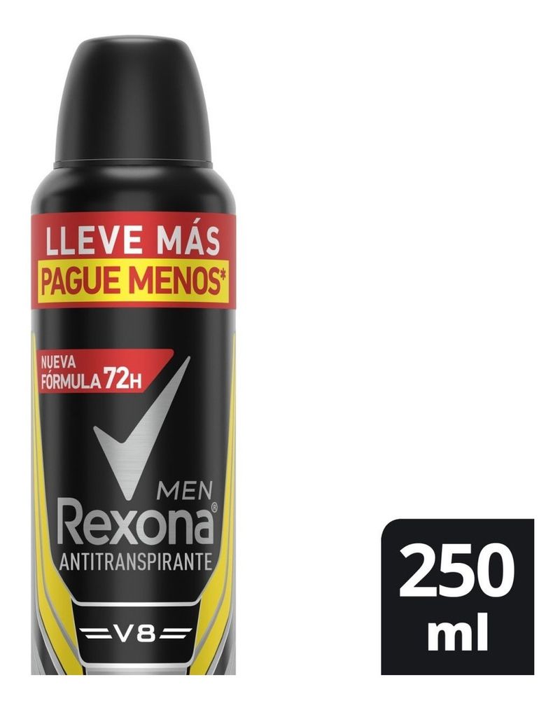 Rexona en FarmaPlus. Rexona Men V8 Antitranspirante Aerosol 250ml ...