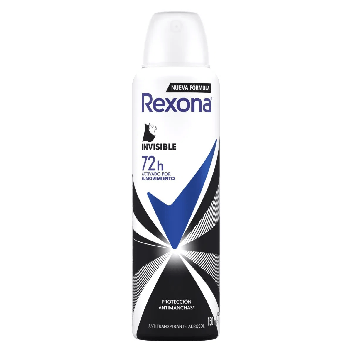 Rexona Invisible 48hs Antitranspirante FemX 150 Ml - FarmaPlus
