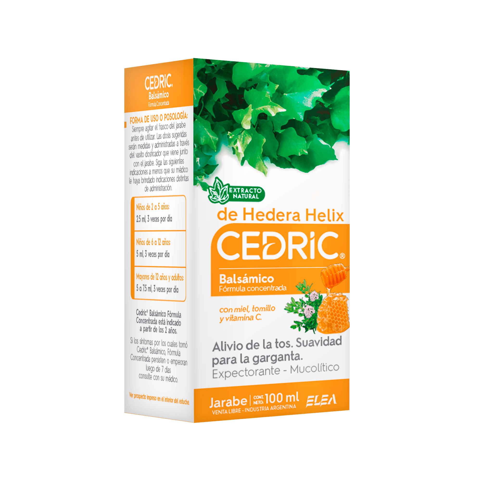 Cedric en FarmaPlus: Cedric Expectorante Balsamico Jarabe x100ml ...