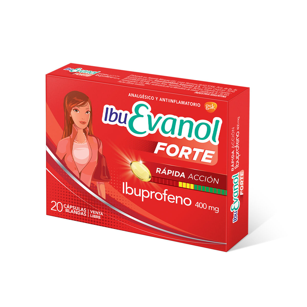 Ibuevanol en FarmaPlus: Ibuevanol Forte x 20 capsulas Blandas - FarmaPlus