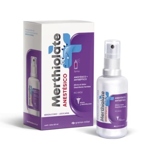 Merthiolate Anestésico Antiséptico x60 ml en FarmaPlus - FarmaPlus