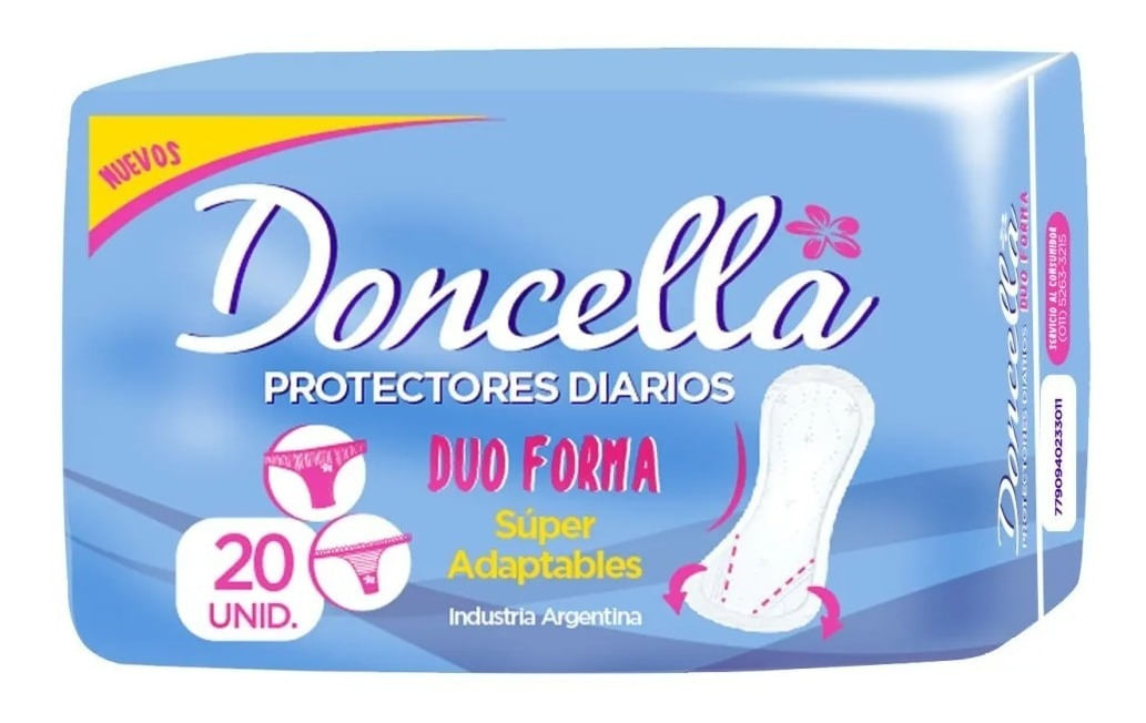 Doncella en FarmaPlus: Doncella Protector Diario Duo Forma Sin Deo 20 ...