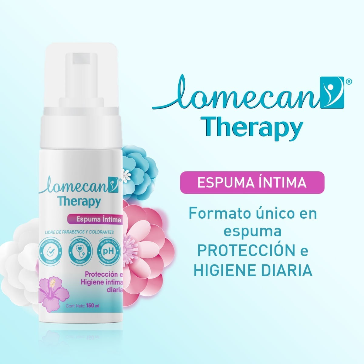 Kit Lomecan V Therapy Espuma Limpiadora + Toallitas Humedas - FarmaPlus