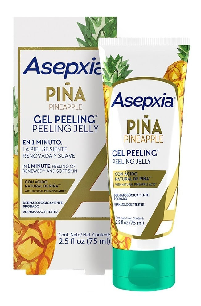 Asepxia en FarmaPlus: Asepxia Piña Gel Peeling Elimina Impurezas ...