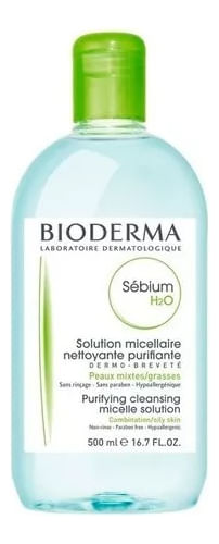 Sébium H2o Bioderma Agua Micelar Desmaquillante 500ml en FarmaPlus ...