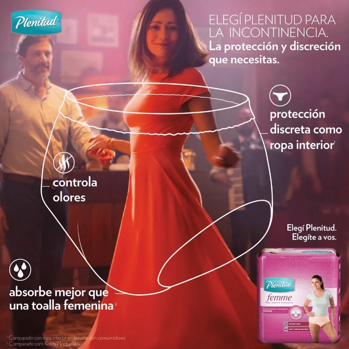 Plenitud Farmaplus Femme Pants Bombachas Ropa Interior G/xg 8 Unidades ...