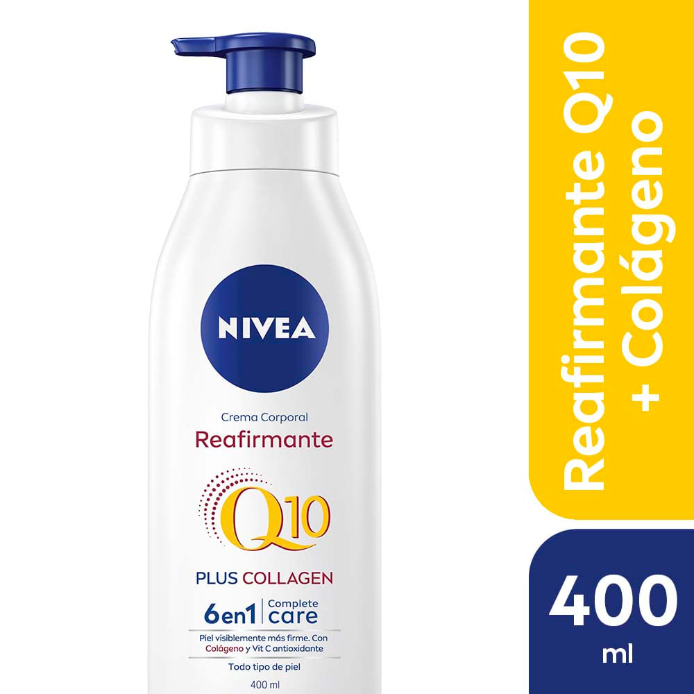 Nivea Corporal Q10 Plus Collagen Reafirmante Crema 400ml en FarmaPlus ... Nivea Corporal Q10 Plus Collagen Reafirmante Crema 400ml en FarmaPlus ...