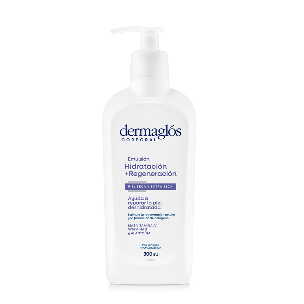 Dermaglós Farmaplus Hidratación + Regeneración Emulsión Corporal 300ml ...