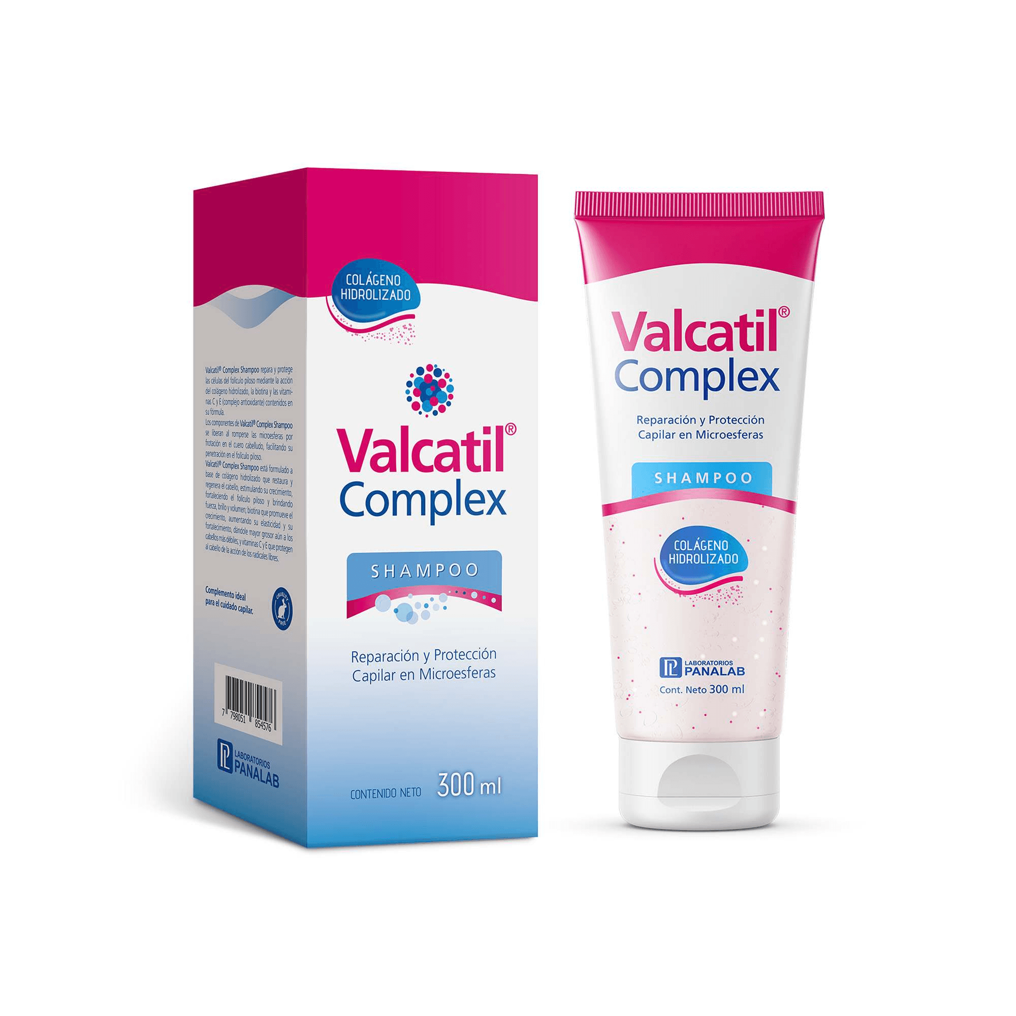 Valcatil Farmaplus Complex Reparación Protección Capilar Shampoo 300ml ...