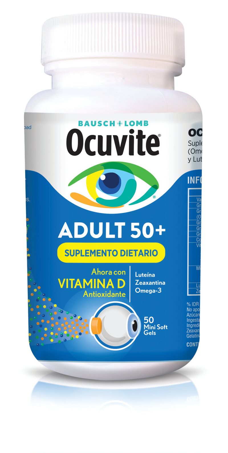 Ocuvite Adult 50+ Vitaminas Y Minerales X 50 Cápsulas En FarmaPlus ...