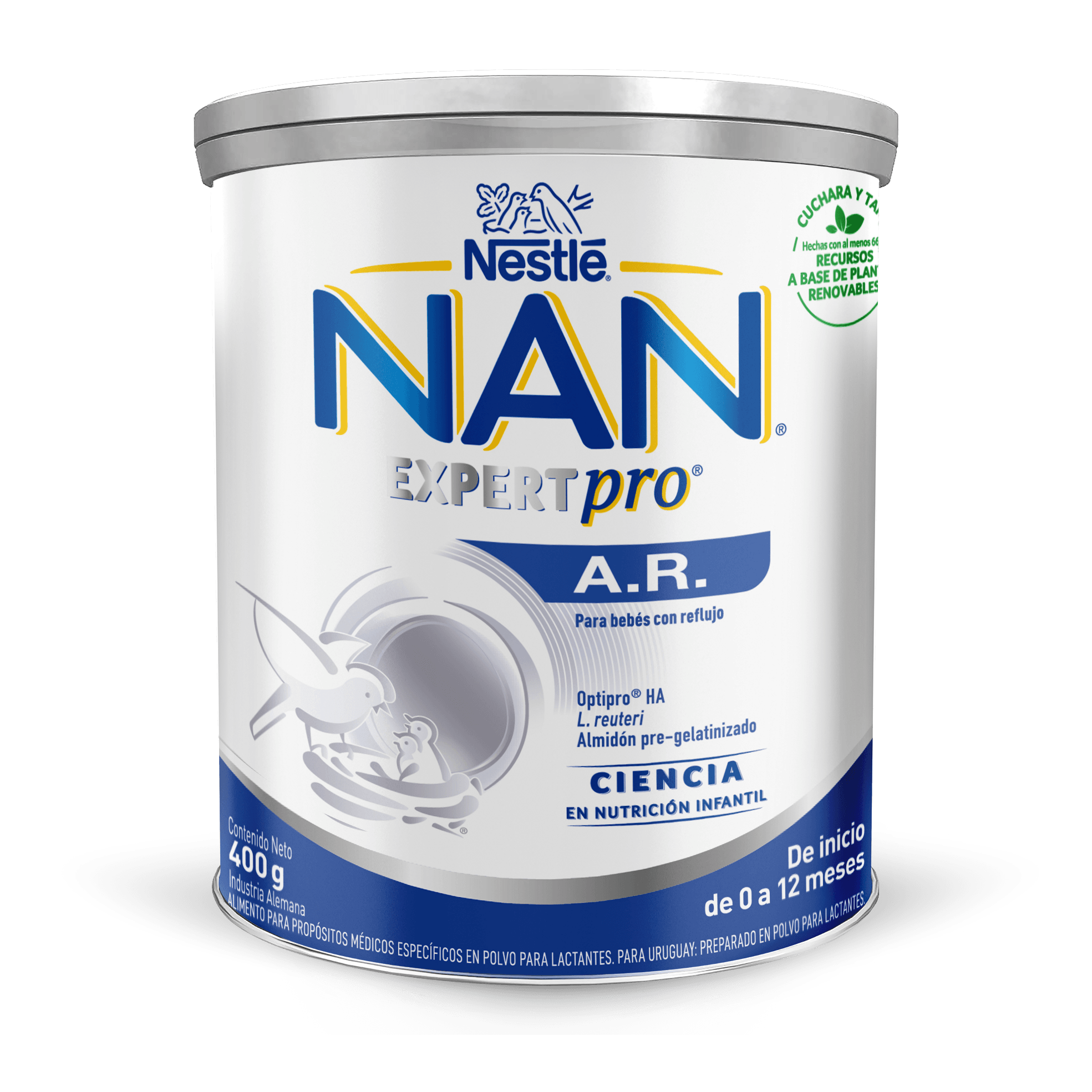 Nan Ar Fórmula Lactea Infantil De Inicio En Polvo 400g - FarmaPlus