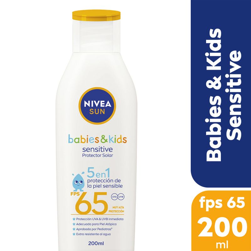 Protector solar NIVEA Farmaplus SUN Babies & Kids Sensitive 5 en 1 FPS ...