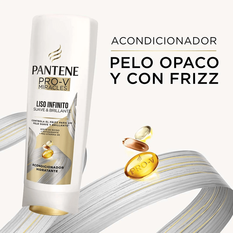Pantene Farmaplus Pro-v Enjuague Liso Infinito Suave & Brillante 200ml - FarmaPlus