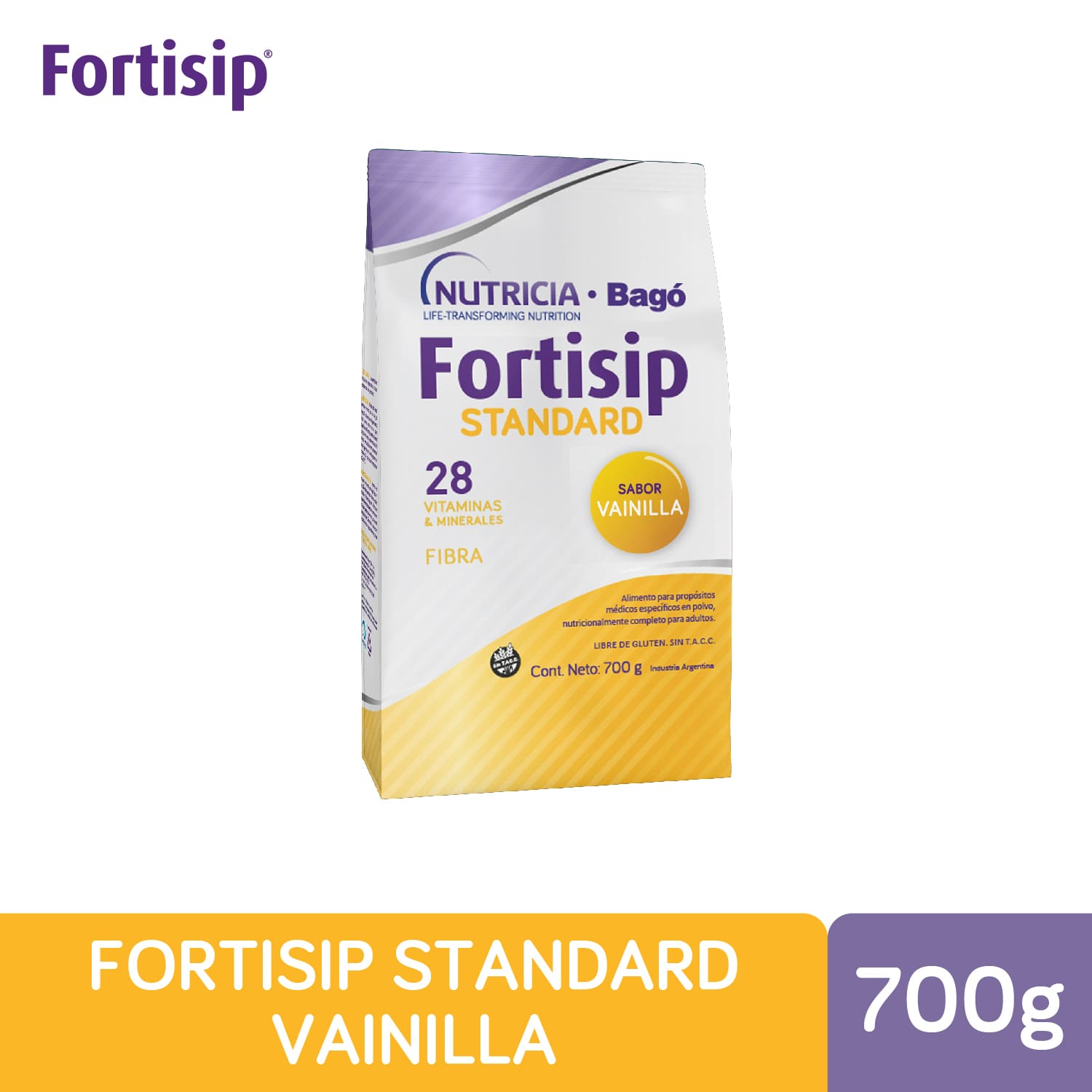 Fortisip Farmaplus Standard de Nutricia Bago Sabor Vainilla en ...