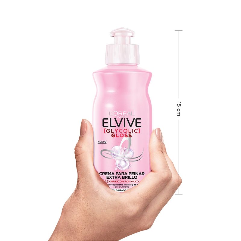 Crema para Peinar Elvive Farmaplus Glycolic Gloss 250ml - FarmaPlus Crema para Peinar Elvive Farmaplus Glycolic Gloss 250ml - FarmaPlus