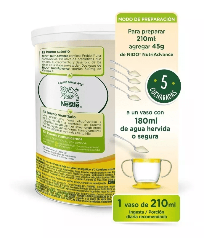 Nido en FarmaPlus: Nestle Nido Nutriadvance Suplemento Dietario Niños ...