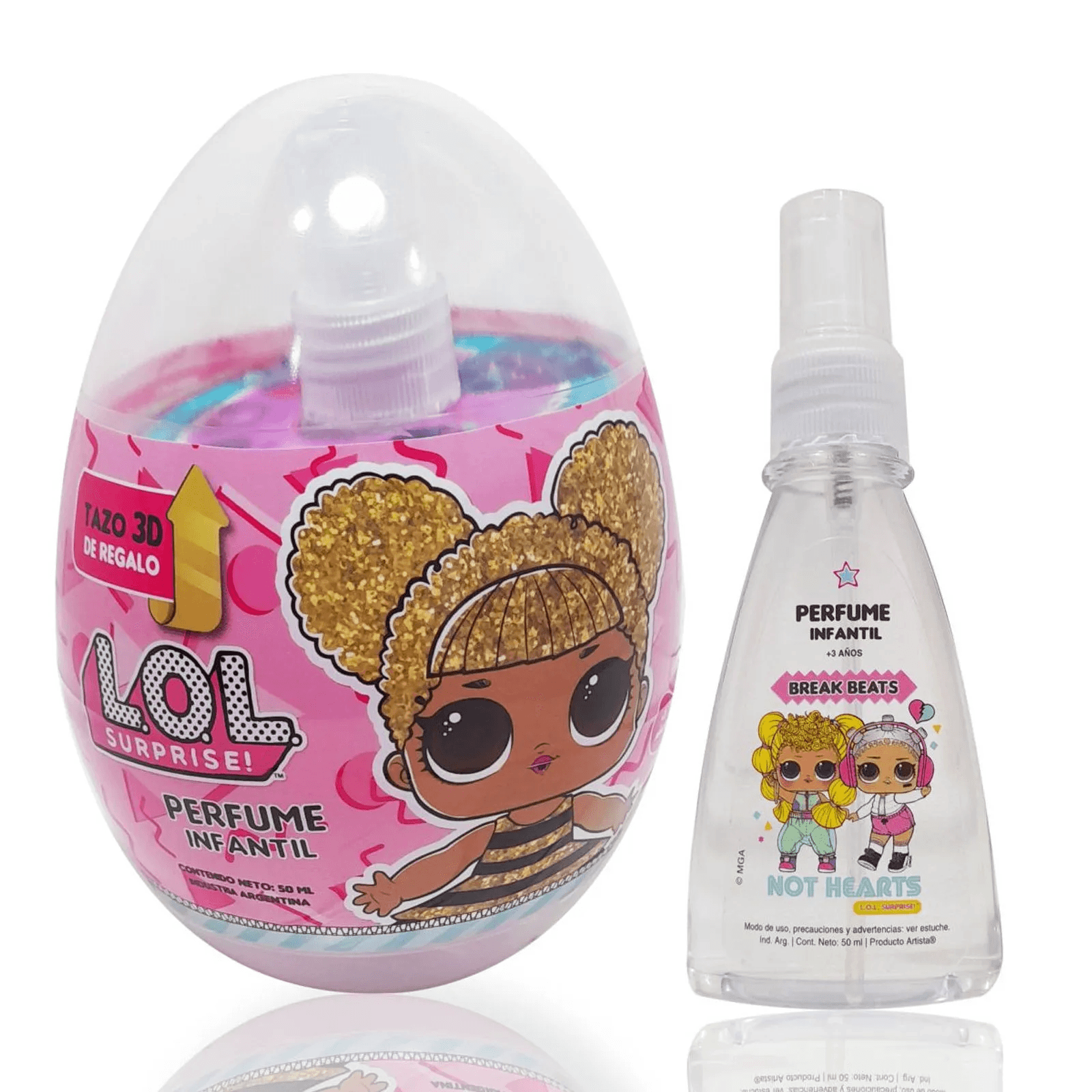 Lol Farmaplus Surprise Perfume Infantil Capsula + Tazo 3d 50ml - FarmaPlus