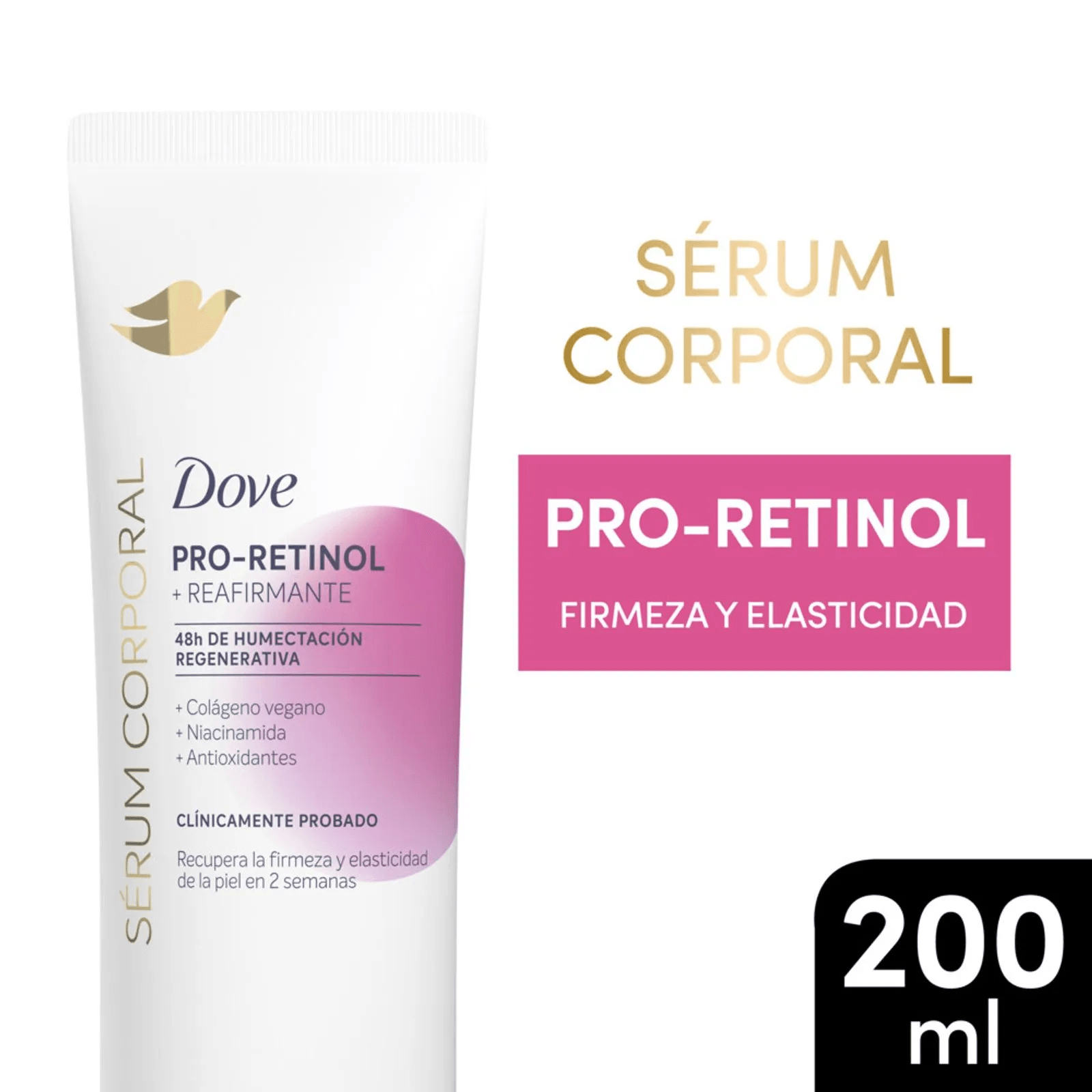Sérum Corporal Dove Farmaplus Pro-retinol Humectación Regenera 200ml ...