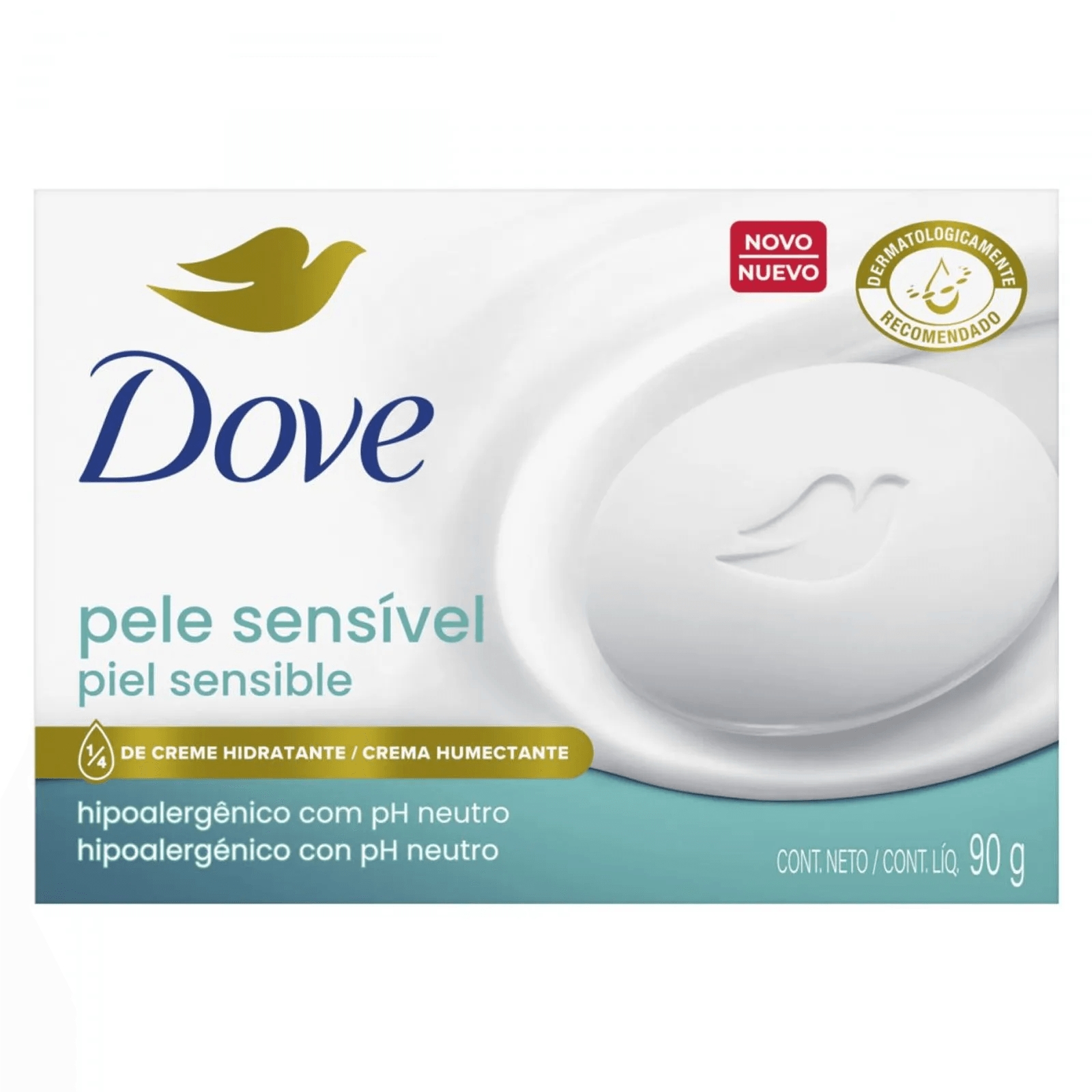 Jabón En Barra Dove Farmaplus Piel Sensible Ph Neutro 90g - FarmaPlus