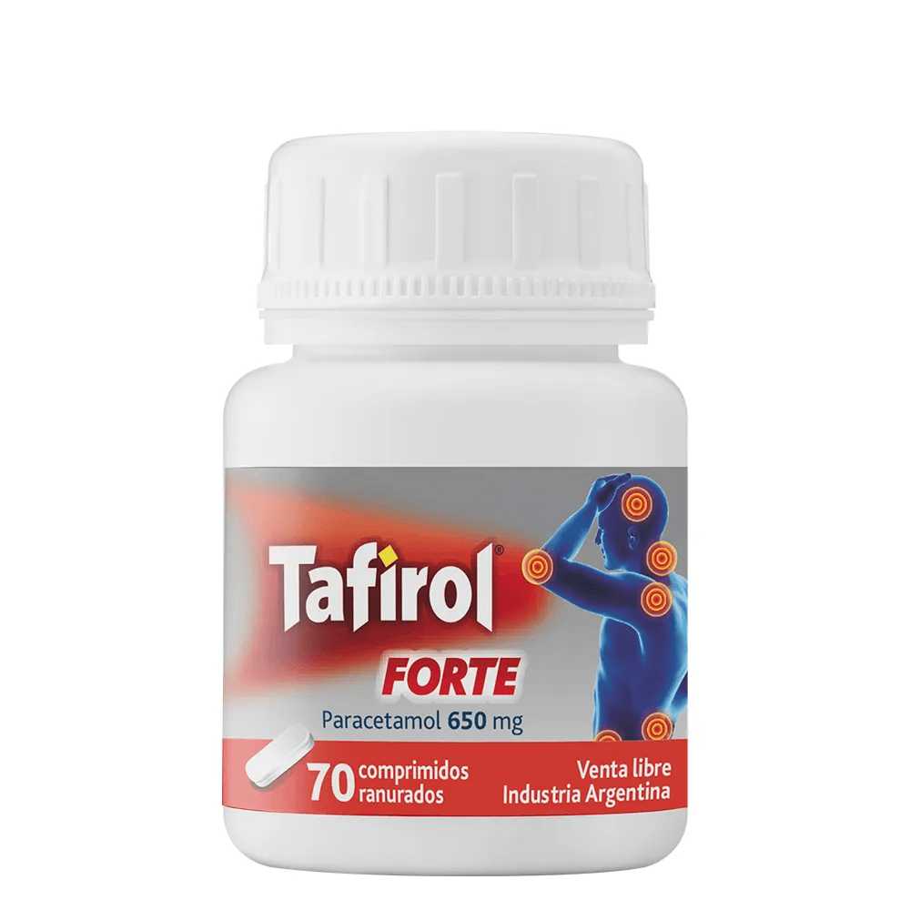 Tafirol Forte 650mg x70 Comp. | Alivio de Dolor y Fiebre - FarmaPlus