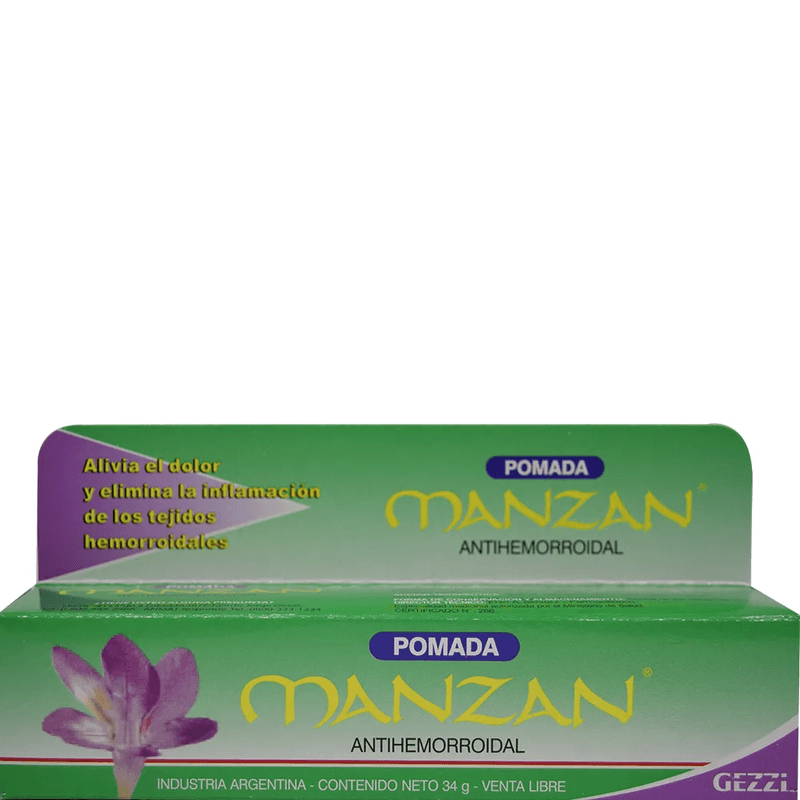 Manzan Farmaplus Pomada Antihemorridal 34g - FarmaPlus