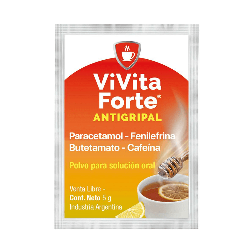 ViVita Farmaplus Forte Antigripal Descongestiona 24 sobres de 5g - FarmaPlus