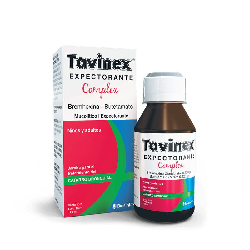 Tavinex Complex Expectorante Jarabe 120ml - FarmaPlus