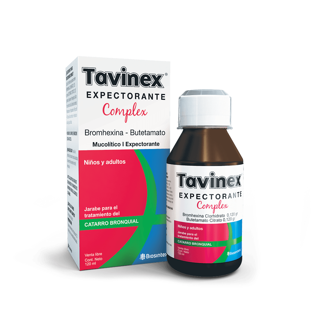 Tavinex Complex Expectorante Jarabe 120ml - FarmaPlus