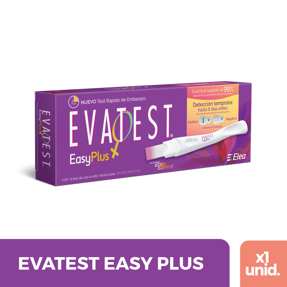 Evatest en FarmaPlus. Evatest Easy Plus Test Rápido De Embarazo ...