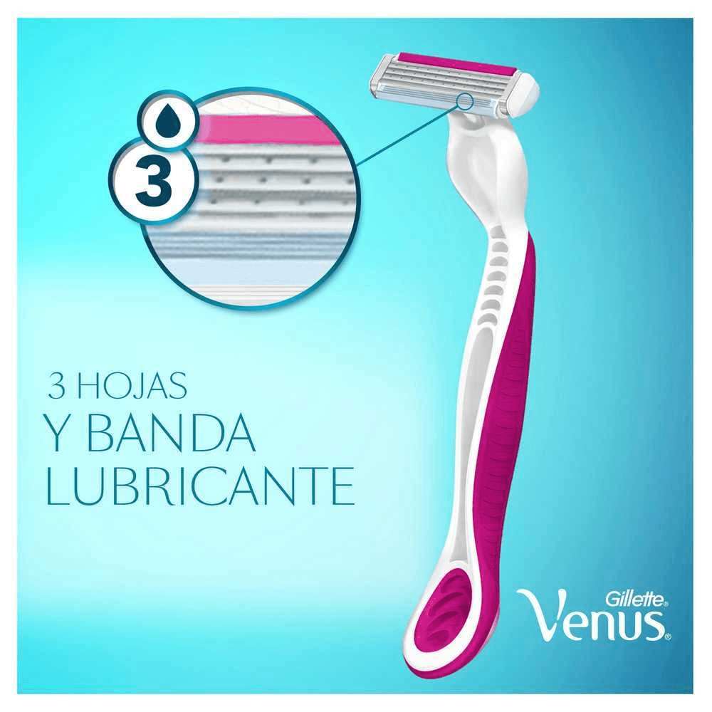 Gillette Farmaplus Venus Maquina De Afeitar Simply 1 Unidad - FarmaPlus