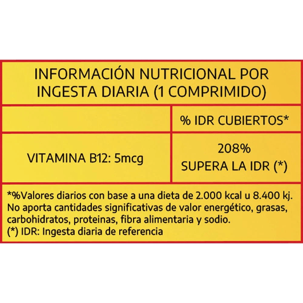 Nutril B12 Vitamina B12 Garden House Farmaplus 30 Comprimidos - FarmaPlus