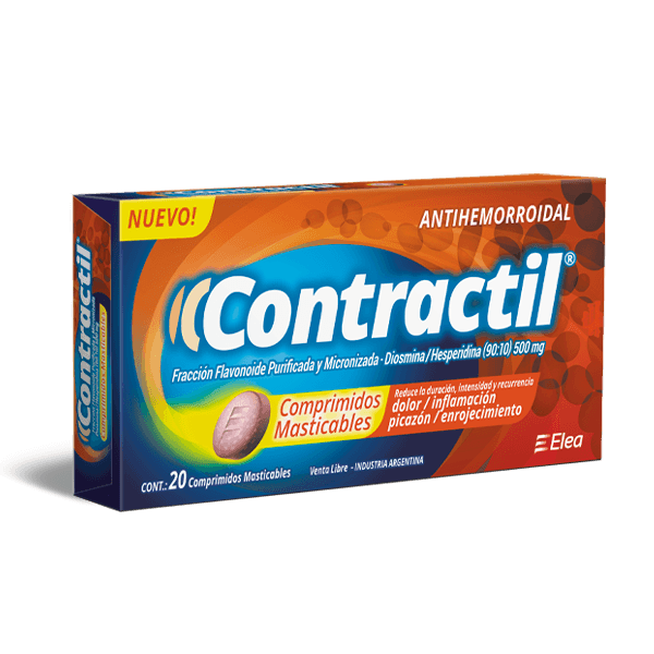 Contractil Farmaplus Antihemorroidal 20 Comprimidos Masticables - FarmaPlus