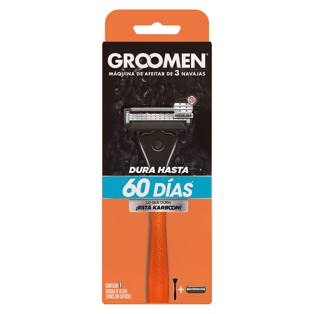 Máquina Afeitar Groomen en Farmaplus 300 + 1 Cartucho - FarmaPlus