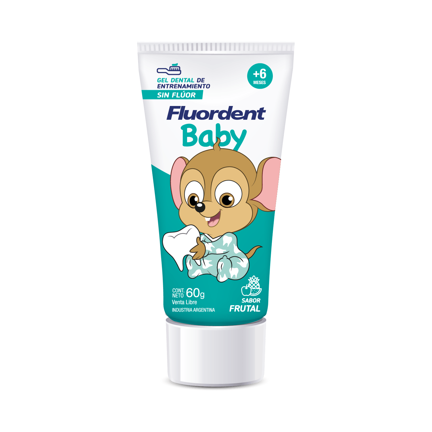 Fluordent en Farmaplus Baby Gel Dental De Entrenamiento Sin Flúor +6 M ...